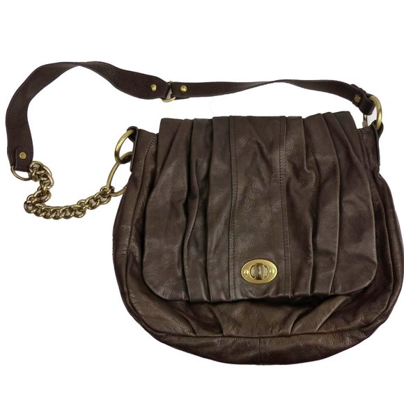 Sabina | Bags | Sabina New York Leather Crossbody Shoulder Bag Dark ...